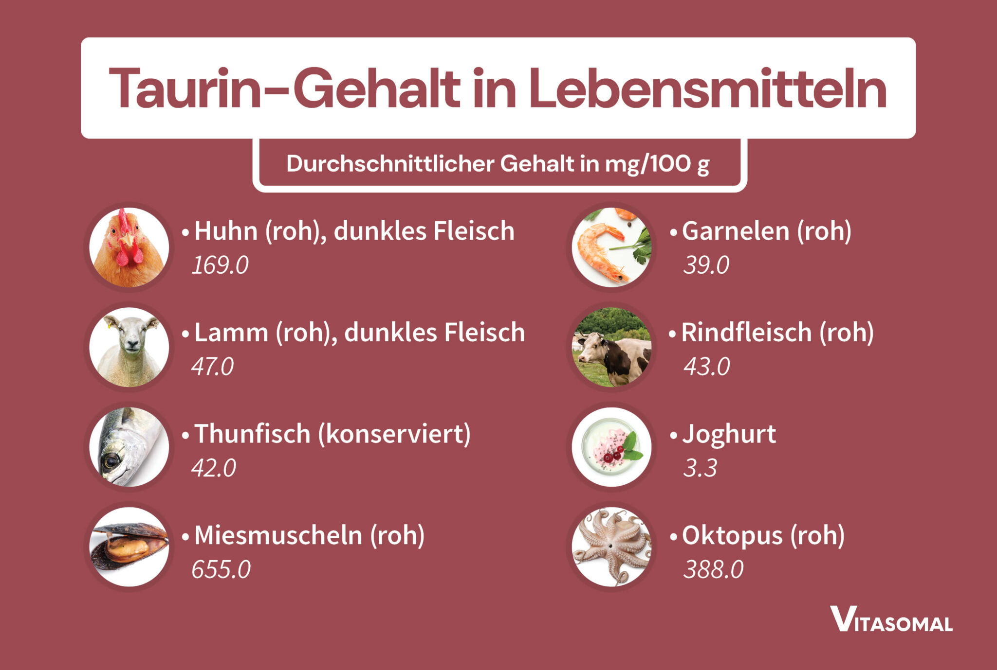 Taurin: Wirkung, Mangel & Dosierung für mehr Energie!
